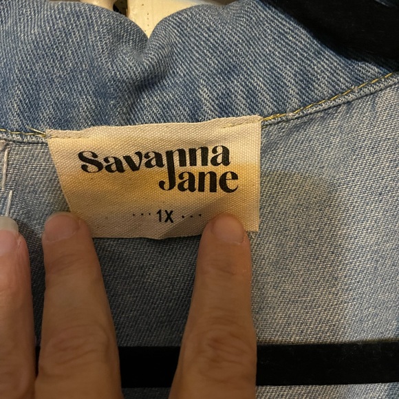 Savanna Jane | Jackets & Coats | Savana Jane Denim Split Back With ...